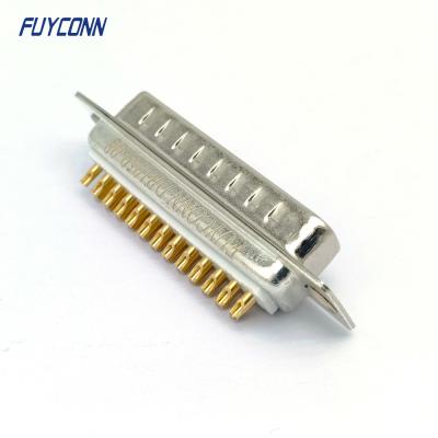 China Conector masculino 9 do DB do Pin da máquina do copo da solda posição 15 25 37 com contatos redondos à venda
