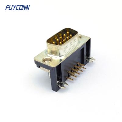 Cina 9 D-sotto connettore di DB di modo dei connettori 9 di Pin Right Angle Male (8.08mm) in vendita