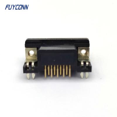Cina 9 D-sotto connettore di DB di modo dei connettori 9 di Pin Right Angle Male (8.08mm) in vendita