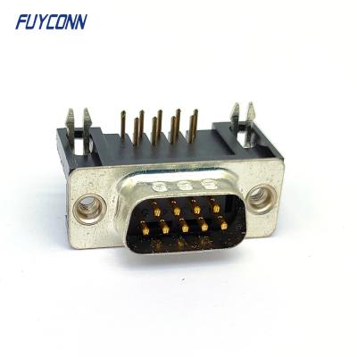 Cina 9 D-sotto connettore di DB di modo dei connettori 9 di Pin Right Angle Male (8.08mm) in vendita