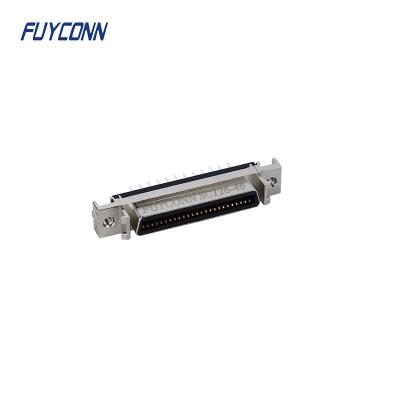 Cina Servo PWB diritto 1.27mm del connettore MDR di SCSI 50pin con Shell in lega di zinco in vendita