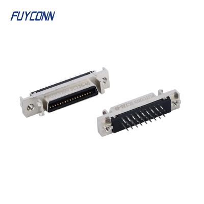 Cina Mini D Ribbon MDR PCB Female SCSI Connector 36 pin con guscio in lega di zinco in vendita