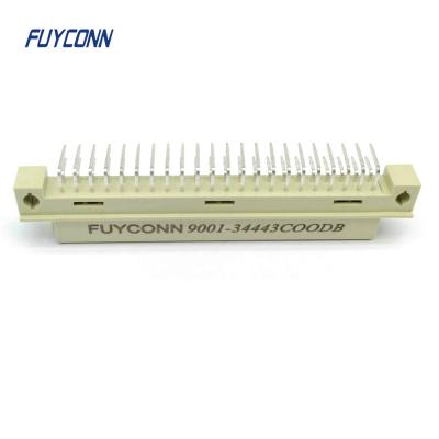 Cina 2 righe 44 Pin DIN 41612 connettore PCB angolare femmina 2*22P 244S connettore Eurocard 2,54 mm di passo in vendita