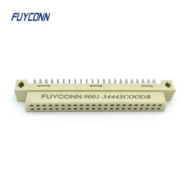 Cina 2 righe 44 Pin DIN 41612 connettore PCB angolare femmina 2*22P 244S connettore Eurocard 2,54 mm di passo in vendita