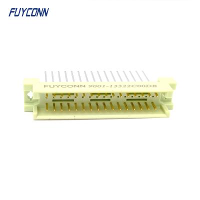 Cina 3 righe di PCB rettilineo 32 pin maschio DIN 41612 connettore 2*16P 32P 13mm 41612 connettore in vendita