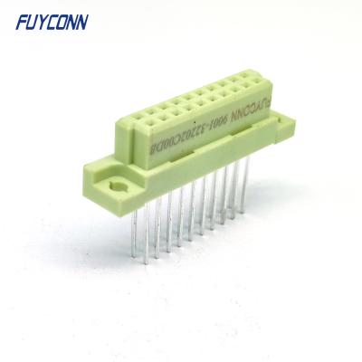 中国 13mm DIN41612 コンネクタ 2列 20Pin 垂直端子 女性 ユーロカード コンネクタ 販売のため