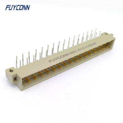中国 パワータイプ 32Pin DIN41612 コネクタ PCB 右角 2*16P 32P 5.08mm 男性コネクタ 販売のため