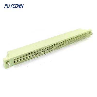 Cina DIN41612 Fabbrica di connettori 2 righe 2*32P 64P PCB femminile 41612 connettore W/ arpione in vendita