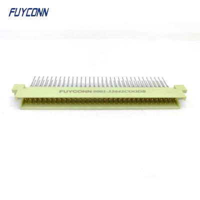 China 2 rijen DIN41612 Connector 2*32P 64pin Male Press Pin European Connector Supplier Te koop