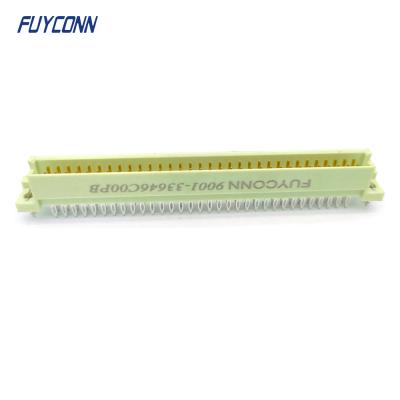 中国 DIN41612 2列接続器 64ピン 2*32P 男性プレスピン接続器 W/ハルプーン 販売のため