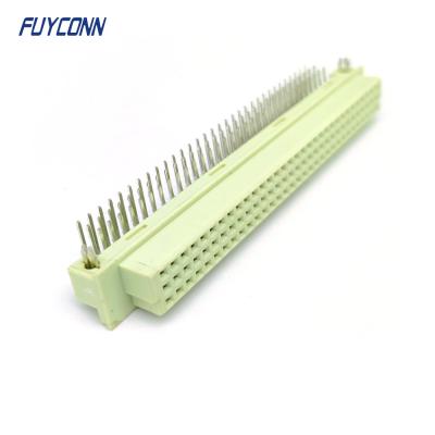 China Hoekige DIN 41612 connector 3 rijen 96Pin PCB Vrouwelijke 396 DIN41612 connector Te koop
