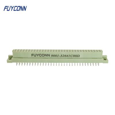 China Replace Harting DIN 41612 Connector P/N 09 02 264 2824 B064FS-2, DIN Signal Type B Female Solder Straight 64-Pole for sale