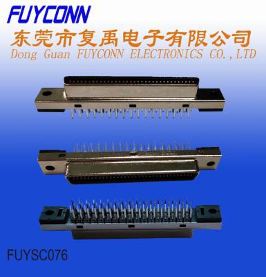China PCB Straight SCSI Connector CN Type 100pin 1.27mm Female MDR Connector for sale