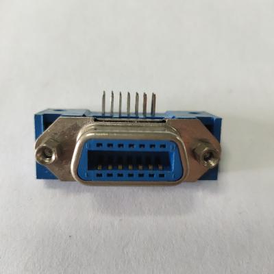 Cina Connettore ad angolo retto femminile della stampante del PWB di Pin di Centronic 36 con le viti di Jack in vendita