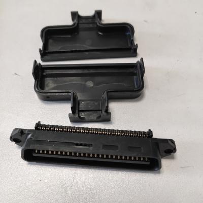 China Conector do pino de TYCO 50 ou 64 do campeão IDC de Centronic da tomada masculina do Pin RJ21 com tampa plástica de 180 graus à venda