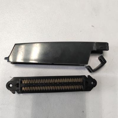 China Centronic 90 Degree 50 Pin RJ21 Male Champ IDC TYCO connector with Plastic Cover for sale
