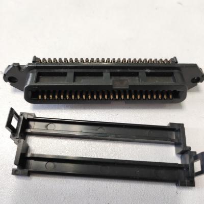 China TYCO 90 Degree RJ21 50 Pin Female Centronic Champ IDC connector with wire clip for sale