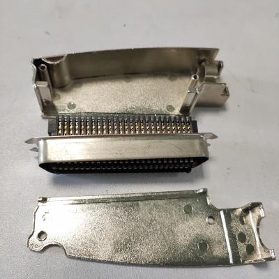 China Amphenol 957 Type van de Schakelaar het Mannelijke Stop IDC van 100 Speldcentronics met Zinkdekking Te koop