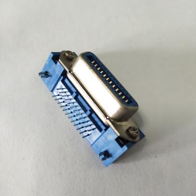 中国 36 プリンターのための Pin DDK Centronic PCB の直角のメス コネクタ 販売のため