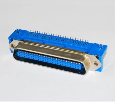 中国 Centronic 14板ロックが付いている24の36 50Pin男性の直角PCBのコネクター 販売のため