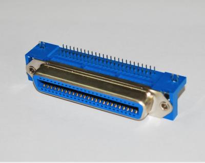 中国 Centronic 14は24の36 50Pin PCBの直角のチャンピオンの容器板ロックが付いているメス コネクタを逆転させた 販売のため