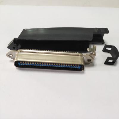 China 50 Pin Male Centronic Solder Connector met l-Vorm plastic huisvesting Te koop