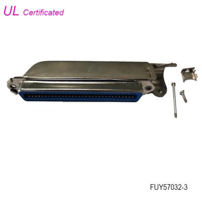 Cina 64 connettore della lega per saldatura di Pin Female Centronic DDK con il cappuccio di Matel di 90 gradi in vendita