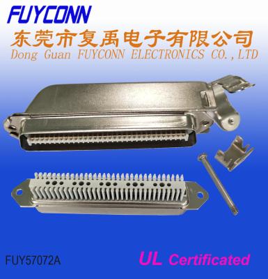 Cina I connettori di TYCO 64 Pin Male Centronic Champ IDC con la copertura del metallo da 45 gradi hanno certificato l'UL in vendita