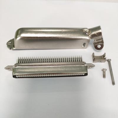China Los conectores de TYCO 64 Pin Male Centronic Champ IDC con la cubierta del metal de 45 grados certificaron la UL en venta