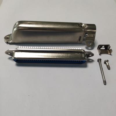 Китай Соединитель чемпиона ptich 32pairs соединителя 2.16mm Pin женщины 64 припоя Centronics с клобуком продается