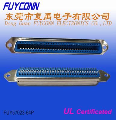 Chine 64 Pin Female Centronics Connector 32 paires soudent le type à vendre