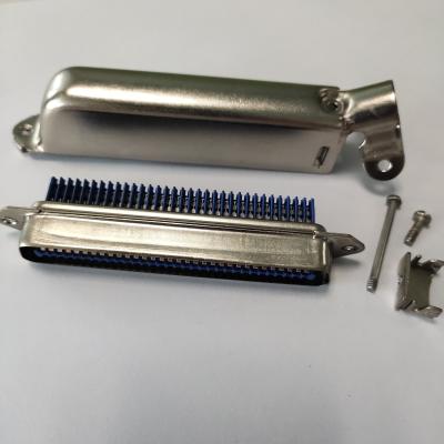 Cina Spina di Centronic Amphenol RJ21 64 Pin Champ IDC con la copertura di Matel di 45 gradi in vendita