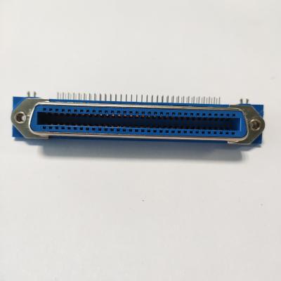 China Champddk Wijfje 64 Pin Centronics Connector-Rechte hoek 2.16mm van PCB hoogte Te koop