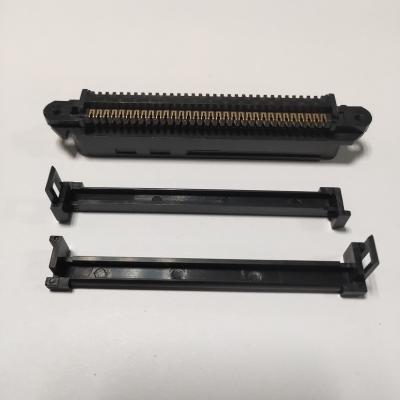 China 64 Kräuselungsart Pin Male Centronic Connectors 32pairs IDC mit Drahtclip zu verkaufen