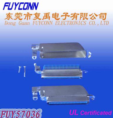 Cina TYCO 90 tipo centronic del campione IDC della spina maschio del connettore di Pin di grado 50 RJ21 con la copertura del metallo in vendita