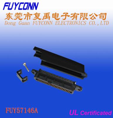 Cina TYCO 90 Degree RJ21 50 Pin Female Centronic Champ IDC connector with plastic cover in vendita