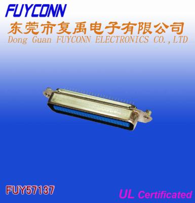 China Tipo 36 conector masculino de la INMERSIÓN del PWB del ángulo recto del Pin con los tornillos de Jack en venta