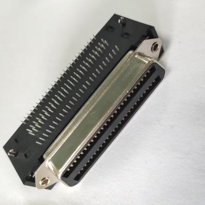 Cina Amphonel 957 montaggio ad angolo retto del PWB del connettore centronics di 100 modi in vendita