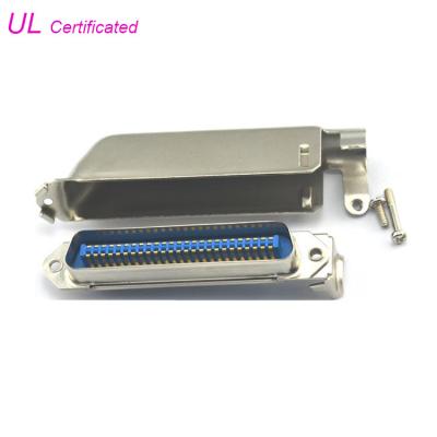Cina 57 connettore maschio di Centronic della lega per saldatura di serie 50pin del CN con la L cappuccio del metallo di forma in vendita