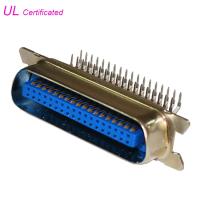 China 36 Pin Centronic Champ Right Angle Female PCB Connector MD Shape Shell 2.16mm for sale