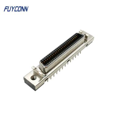 中国 180程度PCBのSCSIコネクター女性50P MDRのサーボ コネクター 販売のため