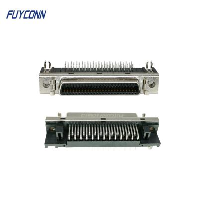 中国 1.27mm直角PCBのSCSIコネクター、50Pin女性のサーボ コネクター 販売のため