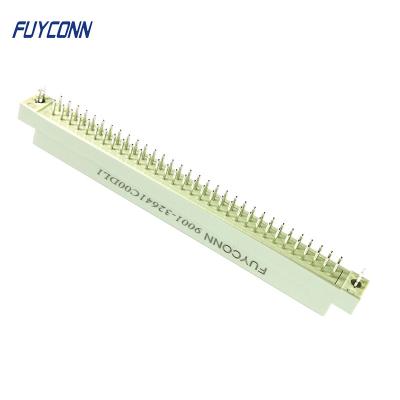 中国 板ロックが付いている女性の2列64Pの権利の天使PCBの容器DIN 41612 Eurocardのコネクター 販売のため