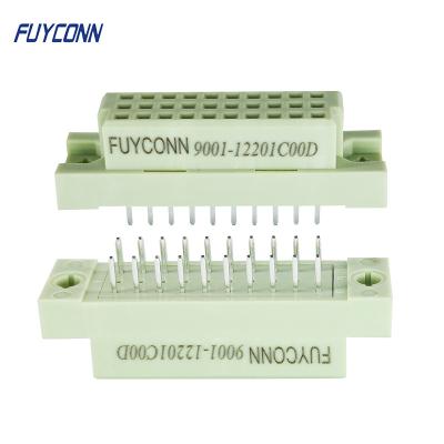 Cina 3 passo europeo del connettore 2.54mm dell'incavo del recipiente di BACCANO 41612 del PWB di Pin Straight di file 20 in vendita