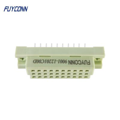 Cina 3 passo europeo del connettore 2.54mm dell'incavo del recipiente di BACCANO 41612 del PWB di Pin Straight di file 20 in vendita