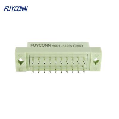 Cina 3 passo europeo del connettore 2.54mm dell'incavo del recipiente di BACCANO 41612 del PWB di Pin Straight di file 20 in vendita