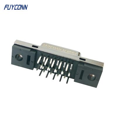 China Female Servo Connector 1.27mm PCB Straight Female SCSI 20pin Connector for sale