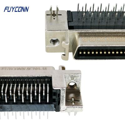 Cina Tipo del PWB di SCSI 26 Pin Connector Female Right Angle con lo zinco Shell della serratura del bordo in vendita
