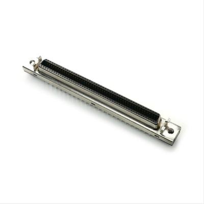 China PCB Straight SCSI Connector CN Type 100pin 1.27mm Female MDR Connector for sale