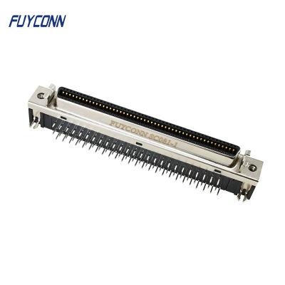 中国 100 PinのSCSIコネクターの女性のすくい直角PCB MDRのコネクター 販売のため